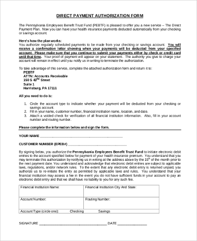 FREE 13+ Payment Authorization Form Samples, PDF, MS Word, Google Docs ...