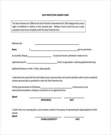 FREE 7+ Sample Privacy Consent Forms in PDF | MS Word