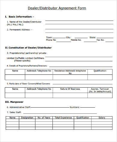 FREE 8+ Sample Distribution Agreement Forms in PDF | MS Word