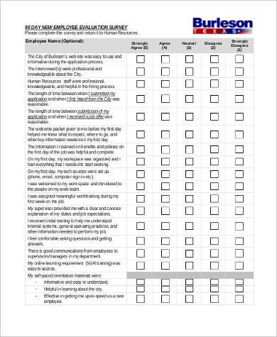 FREE 13+ Employee Survey Forms Samples, PDF, MS Word, Google Docs, Excel