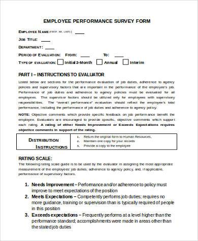 FREE 13+ Employee Survey Forms Samples, PDF, MS Word, Google Docs, Excel