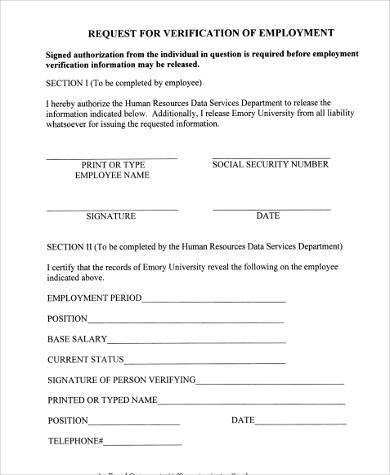 FREE 9+ Sample Work Experience Forms in PDF | MS Word