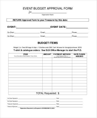 FREE 13+ Event Budget Form Samples, PDF, MS Word, Google Docs, Excel