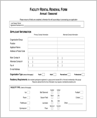 FREE 12+ Lease Renewal Form Samples, PDF, MS Word, Google Docs