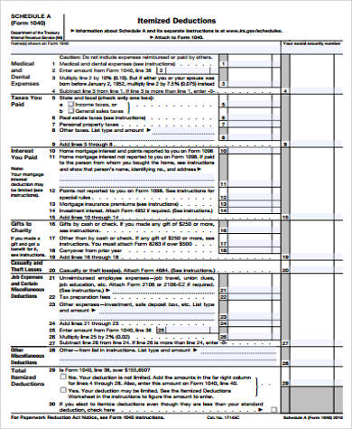 FREE 10+ Sample Blank Schedule Forms in PDF | MS Word | Excel