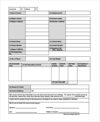 FREE 9+ Sample Business Invoice Forms in PDF | MS Word | Excel