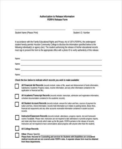 FREE 9+ Sample Authorization Release Forms in PDF | MS Word
