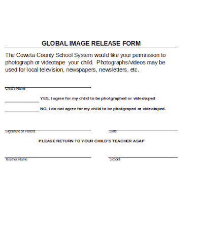 FREE 10+ Image Release Forms in PDF | MS Word | Excel