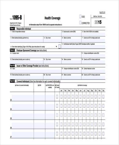 FREE 8+ Sample Health Care Tax Forms in PDF | MS Word