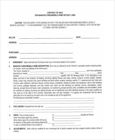 FREE 13+ Contract for Deed Form Samples, PDF, MS Word, Google Docs