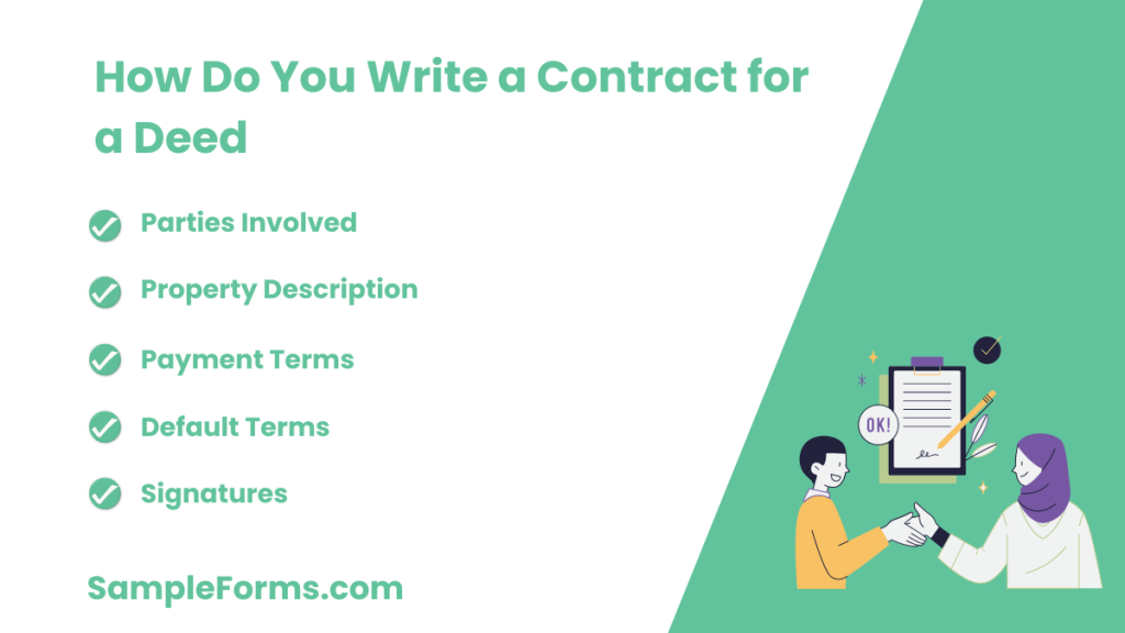 FREE 13+ Contract for Deed Form Samples, PDF, MS Word, Google Docs