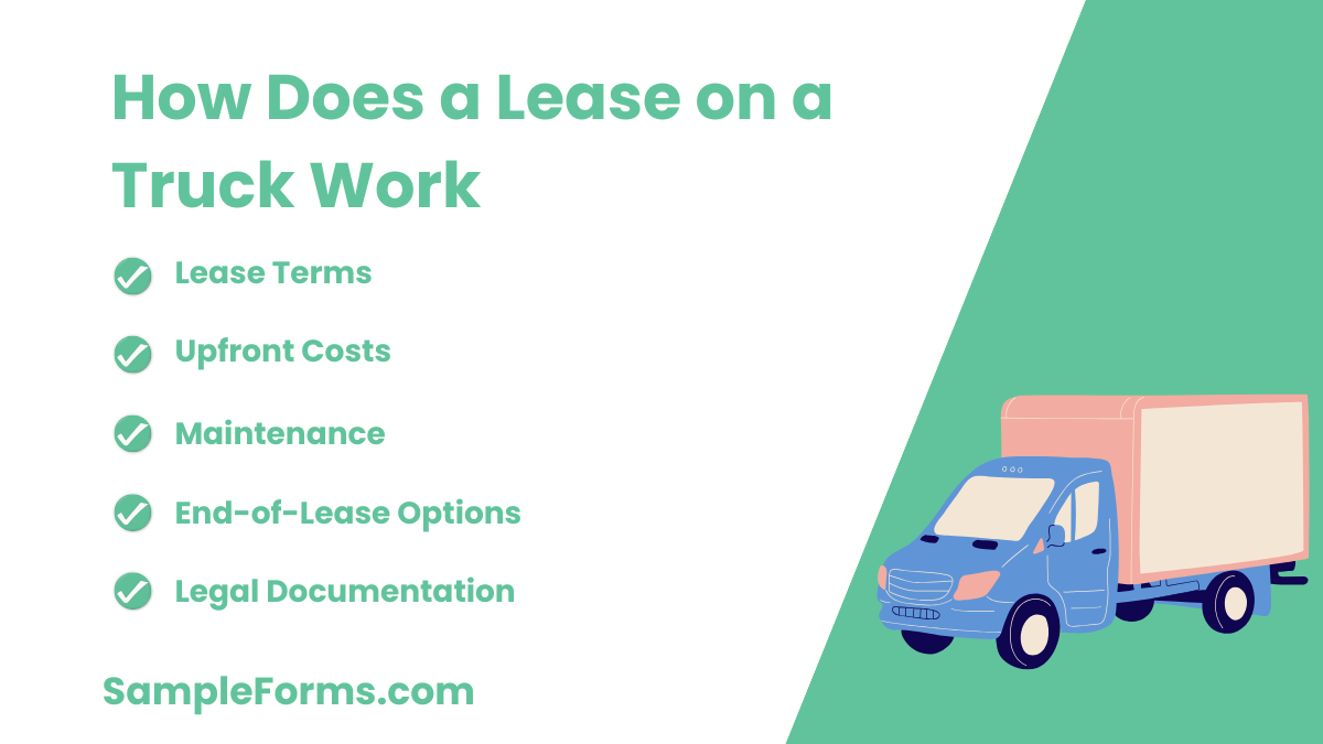 FREE 13+ Truck Lease Agreement Samples, PDF, MS Word, Google Docs