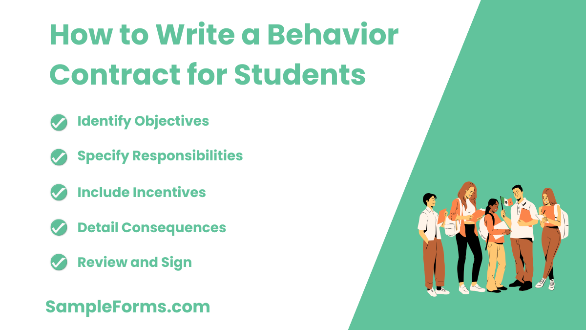 FREE 12+ Student Behavior Contract Form Samples, PDF, MS Word, Google Docs