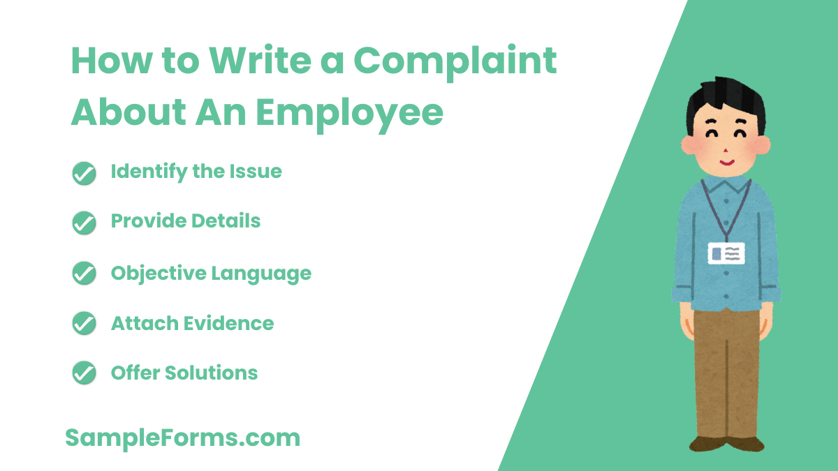 FREE 13+ Employee Complaint Form Samples, PDF, MS Word, Google Docs