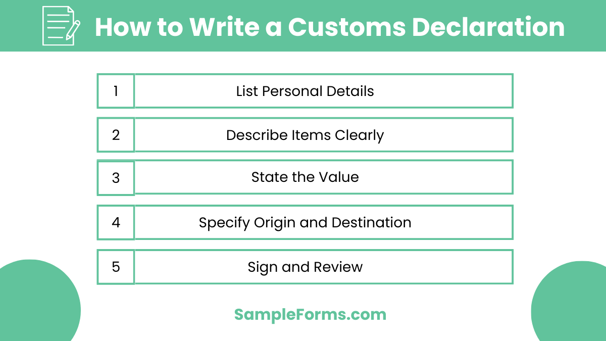 FREE 13+ Custom Declaration Form Samples, PDF, MS Word, Google Docs, Excel