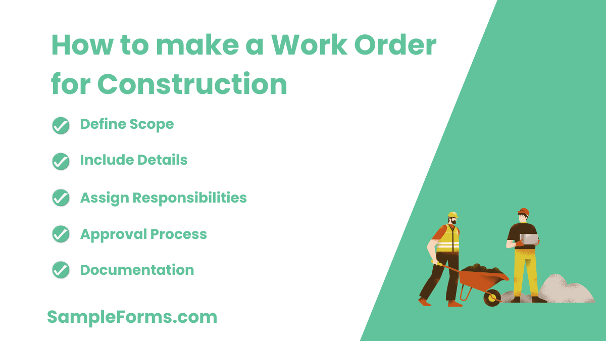 FREE 11+ Construction Work Order Form Samples, PDF, MS Word, Google Docs