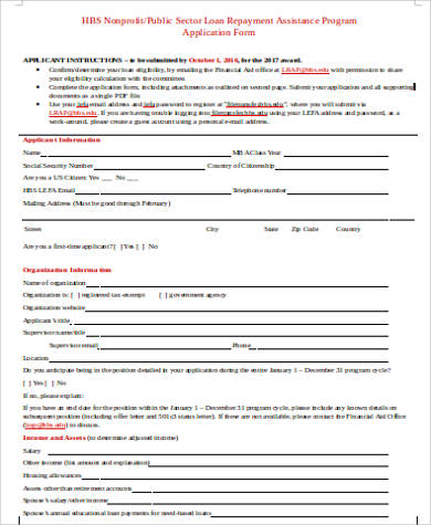 FREE 8+ Sample Income Based Repayment Forms in PDF | MS Word