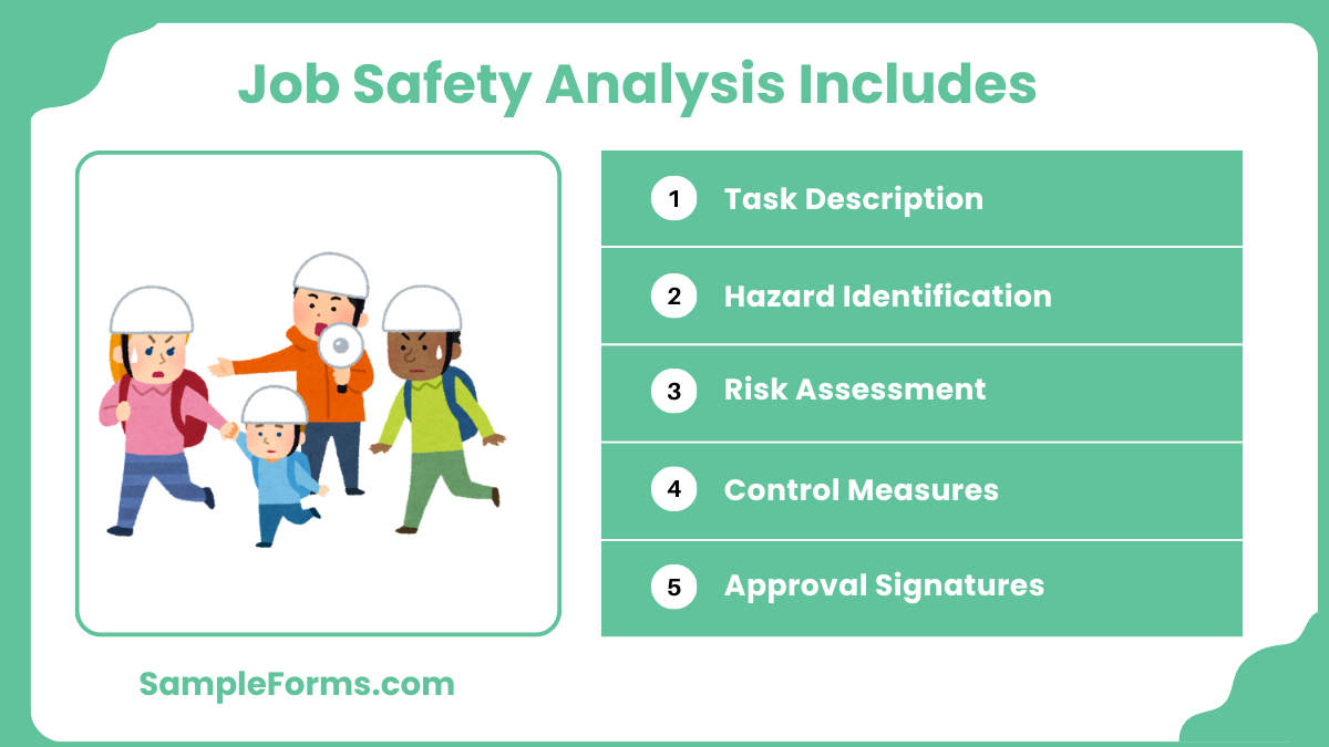 FREE 14+ Job Safety Analysis Form Samples, PDF, MS Word, Google Docs, Excel