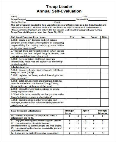 FREE 8+ Sample Leadership Evaluation Forms in PDF