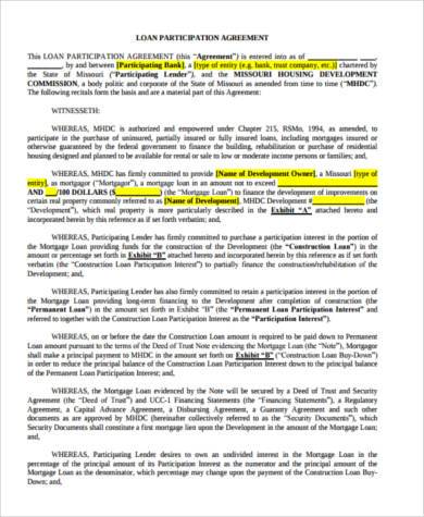 FREE 9+ Sample Participation Agreement Forms in PDF | MS Word