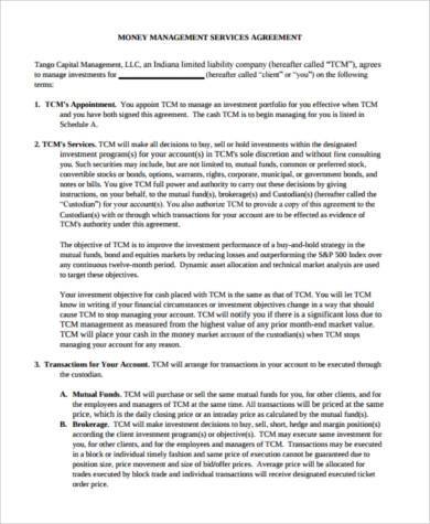 FREE 9+ Management Agreement Samples in PDF | MS Word