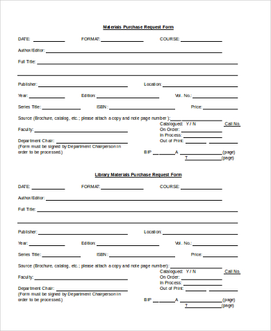 FREE 15+ Purchase Request Form Samples, PDF, MS Word, Google Docs, Excel