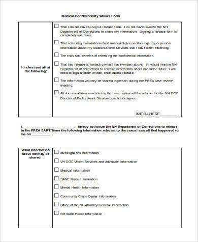 FREE 10+ Sample Waiver Forms in PDF | MS Word | Excel
