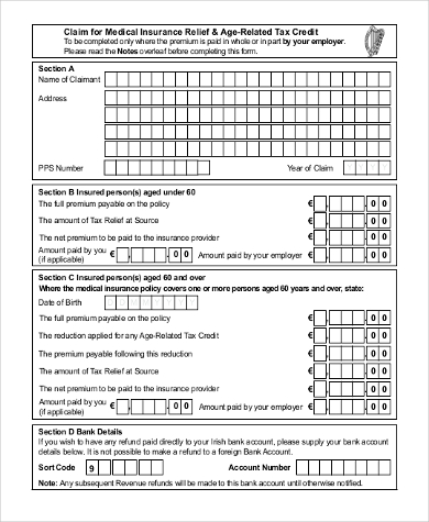 FREE 14+ Insurance Claim Form Samples, PDF, MS Word, Google Docs