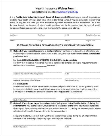 FREE 10+ Medical Waiver Form Samples in PDF | MS Word | Excel
