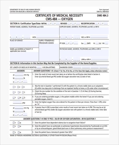FREE 9+ Medical Certification Form Samples, PDF, MS Word, Google Docs
