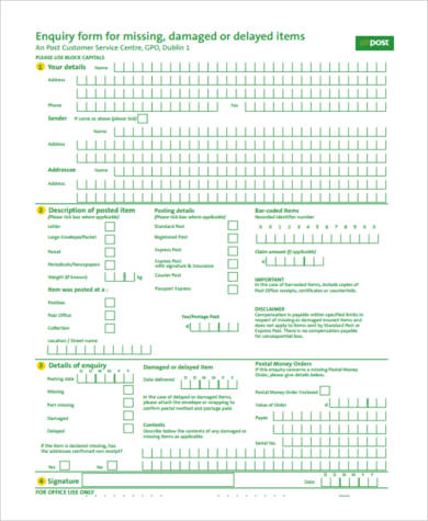 FREE 9+ Sample Money Order Forms in PDF | MS Word