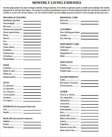 FREE 6+ Sample Family Budget Forms in MS Word | PDF