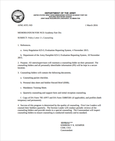 FREE 8+ Developmental Counseling Form Samples in PDF | MS Word