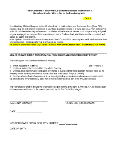 FREE 10+ Sample Credit Authorization Forms in PDF | MS Word | Excel