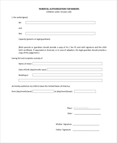 FREE 8+ Sample Travel Authorization Forms in PDF | MS Word | Excel