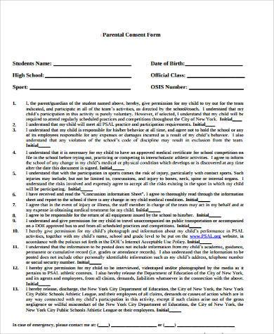 FREE 8+ Sample Parent Contact Forms in PDF | MS Word