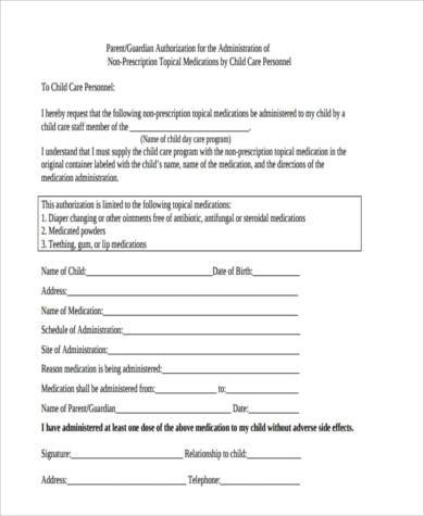 FREE 7+ Sample Parental Authorization Forms in PDF | MS Word