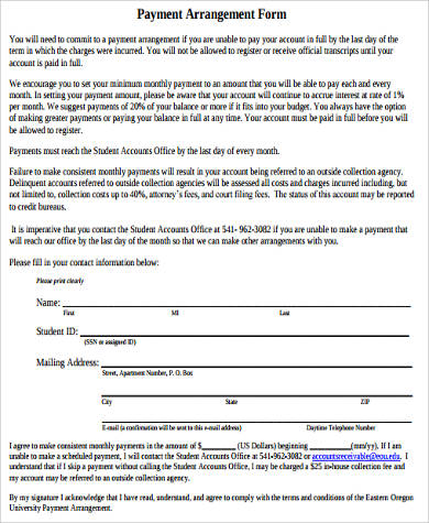 FREE 9+ Sample Payment Agreement Forms in PDF | MS Word