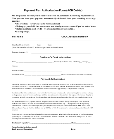 FREE 13+ Payment Authorization Form Samples, PDF, MS Word, Google Docs ...