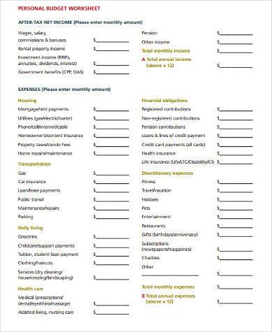 FREE 9+ Sample Annual Budget Forms in PDF | MS Word | Excel
