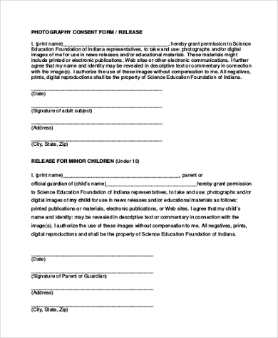 FREE 12+ Photo Consent Form Samples, PDF, MS Word, Google Docs