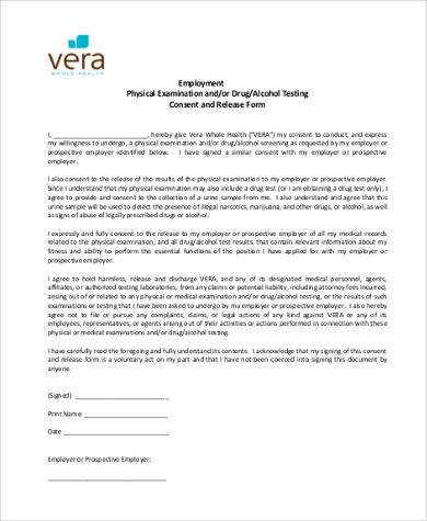 FREE 11+ Pre Employment Physical Form Samples, PDF, MS Word, Google Docs