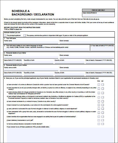 FREE 10+ Sample Blank Schedule Forms in PDF | MS Word | Excel