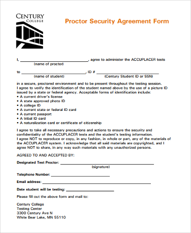 FREE 9+ Sample Security Agreement Forms in PDF | MS Word