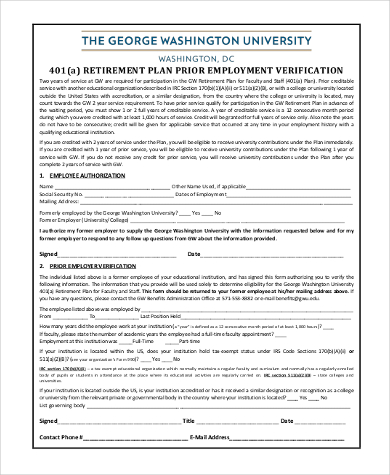 FREE 15+ Employee Verification Form Samples, PDF, MS Word, Google Docs