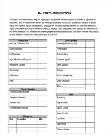 FREE 10+ Sample Real Estate Tax Forms in PDF | Excel