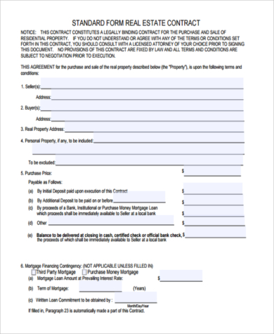FREE 12+ Binding Contract Form Samples, PDF, MS Word, Google Docs