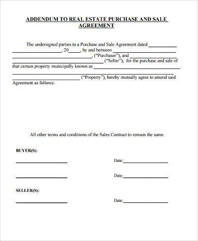 FREE 13+ Contract Addendum Form Samples, PDF, MS Word, Google Docs, Excel