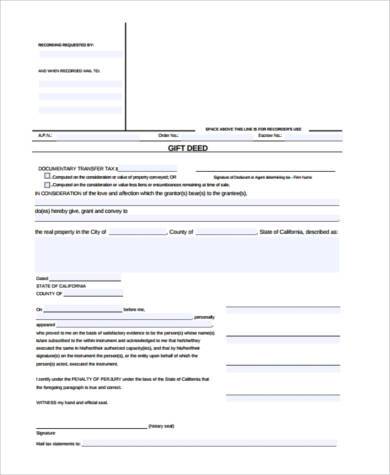 FREE 9+ Sample Real Estate Deed Forms in PDF | MS Word