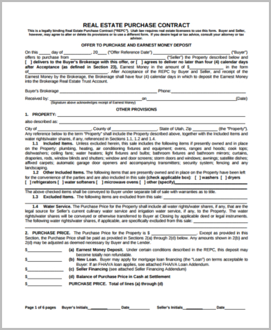 FREE 8+ Sample Purchase Offer Forms in PDF | MS Word